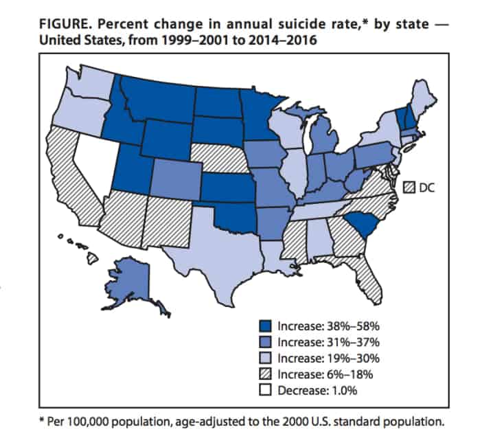 Suicide Rates Are on the Rise in Nearly Every State in the US ...