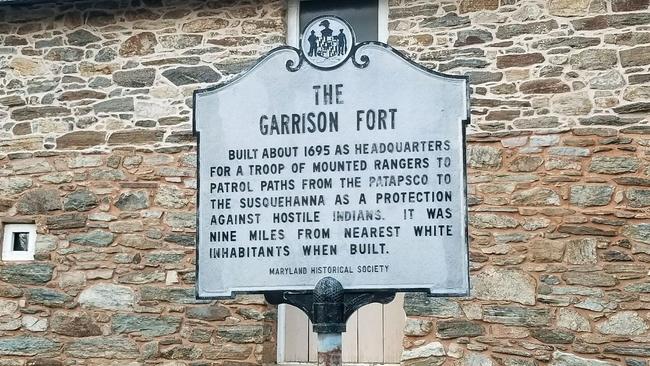 Maryland Historical Trust Removes Sign at Fort Garrison After Complaint ...